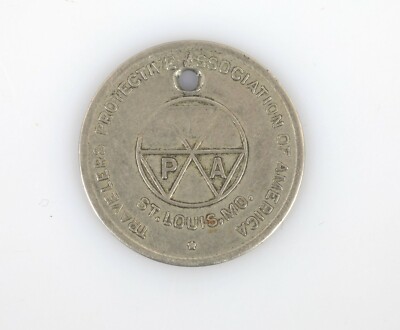 Vintage Travelers Protective Association of American Key Chain Token ...