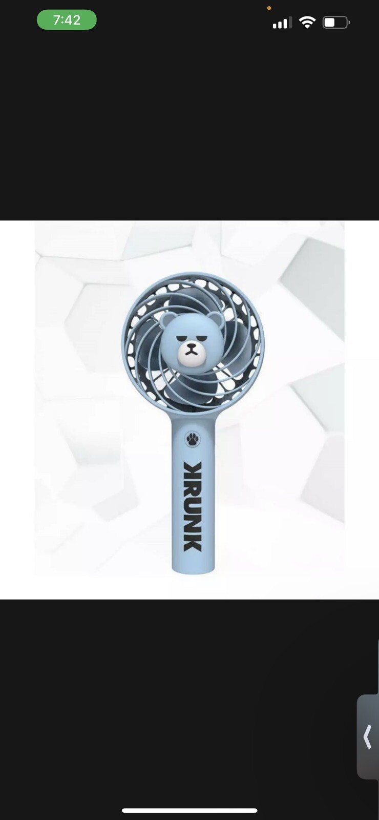 Krunk hand fan kpop blackpink big bang | eBay