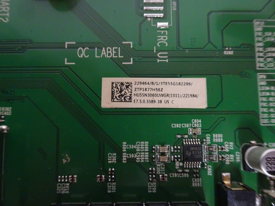 Sharp LC-55LBU591U Main Board (221984, RSAG7.82.7351/ROH) 229464 | eBay