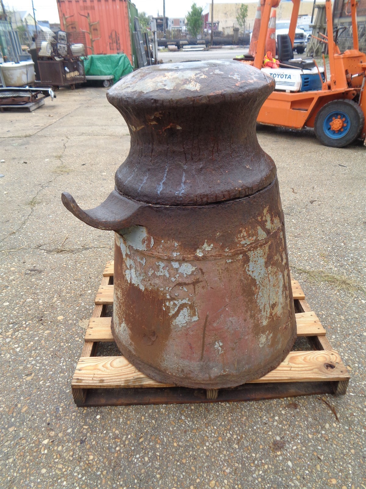 Bethlehem Steel SHIP YARD - off the USS ORION CAPSTAN for your DOCK or ...
