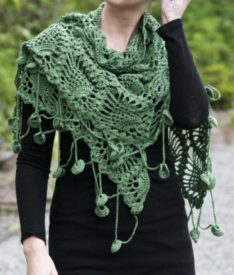 Crochet pattern copy 3620. Womens shawl wrap. 32 x 64 inches. Cotton ...