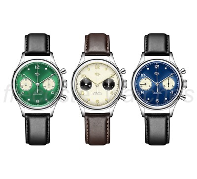 1963 Dong Feng HKED Seagull ST19 Chronograph watch 38mm Swan Neck Venus ...
