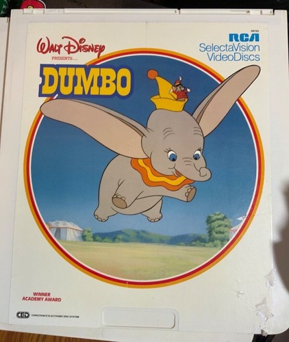 Walt Disney Classic Dumbo Laserdisc Extended Play 24AS LD Laser Disc ...