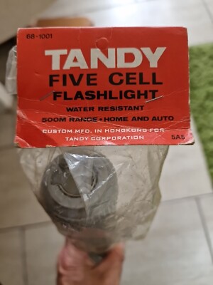 Vintage Watchman Tandy Radio Shack Torch Flashlight Tested 16" New In ...