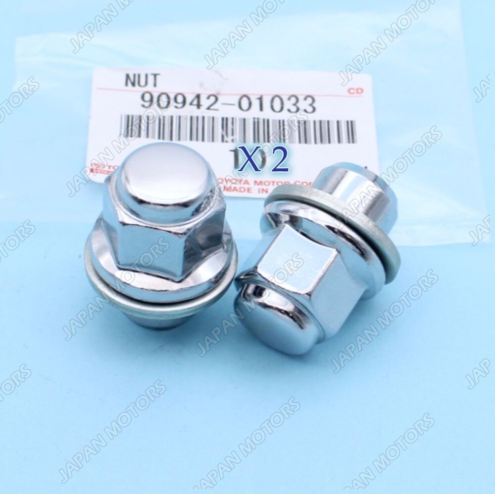 Pair New Genuine OEM Toyota Lexus Chrome Lug Nuts, Alloy Wheels ...