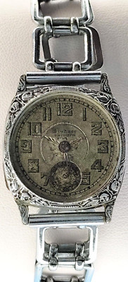 men Vintage Windsor Military Field WWI Sub Seconds Tank Engraved Watch ...