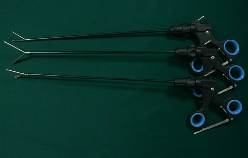 3pcs Laparoscopic SS Debakey Bowel Tenaculum Grasper 5mm Instruments CE ...