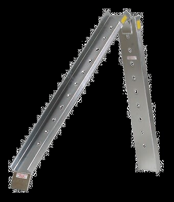 FIRE POWER Folding Aluminum Ramp 7.5ft x 6in PR-12 | eBay