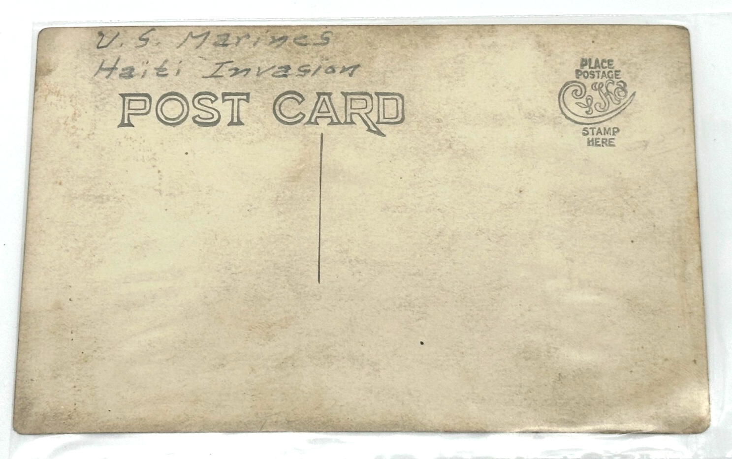 *VERY RARE RPPC* U.S. Marines in Haiti Spud Attack 1920s Military Camp ...