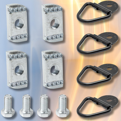 For Nissan Frontier Titan Utility Track Truck Bed Rail Cargo Mounting ...