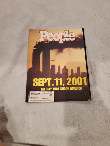 People Weekly September 24, 2001 Sept. 11, 2001 The Day That Shook ...