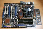 Asus P5E WS PRO w/ Intel Q6600 2.4GHz processor, genuine cooling fan ...