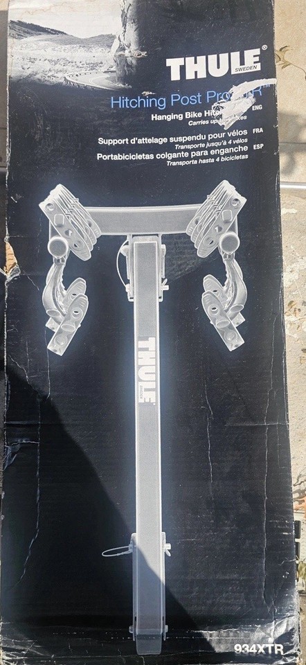 Thule Hitching Post Pro 4 Bike Hitch Rack Adjustable 934 XTR NEW | eBay