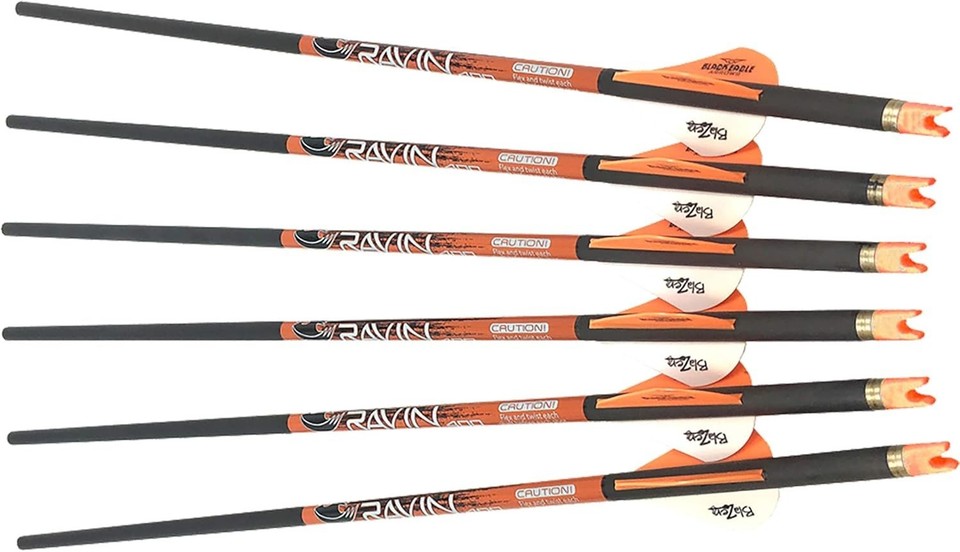 Ravin Crossbows .003 Premium 20 Inch Arrows Bolts 6-Pack Orange Nocks ...