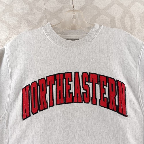 Northeastern University Huskies Sweater Mens Small Beige Champion ...