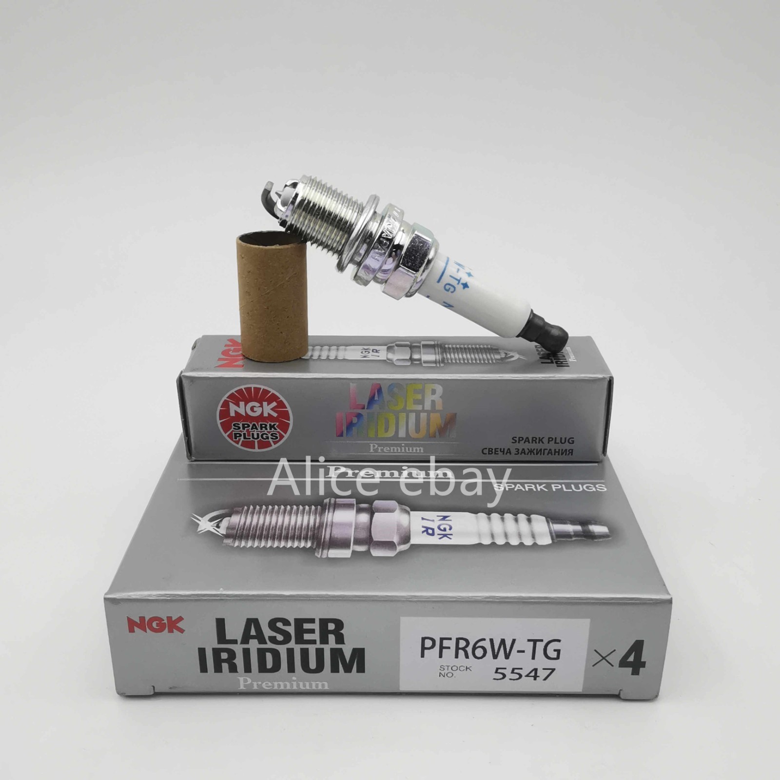 NGK PFR6WTG 5547 Secondary Ignition - Spark Plug Set of 4Pcs | eBay