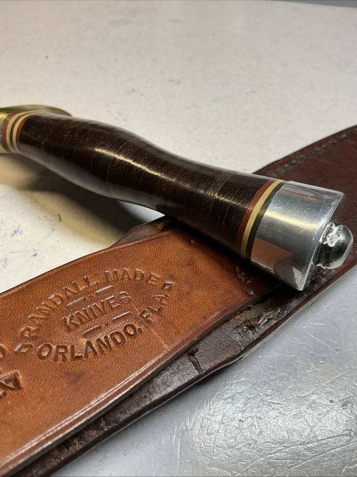 Randall Knife Orlando, FLA. 5” Dagger W/ Original Randall Brown Snap ...