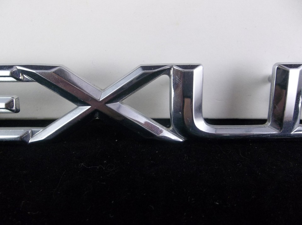 1992-2000 Lexus GS LS Chrome Plastic Rear Trunk Emblem OEM 7715 | eBay