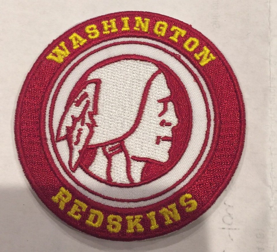 Washington Redskins vintage embroidered iron on logo patch 3x3" | eBay