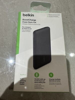Belkin Boost Charge 3Port Power Bank 10K + USB-A to USB-C Cable Brand ...