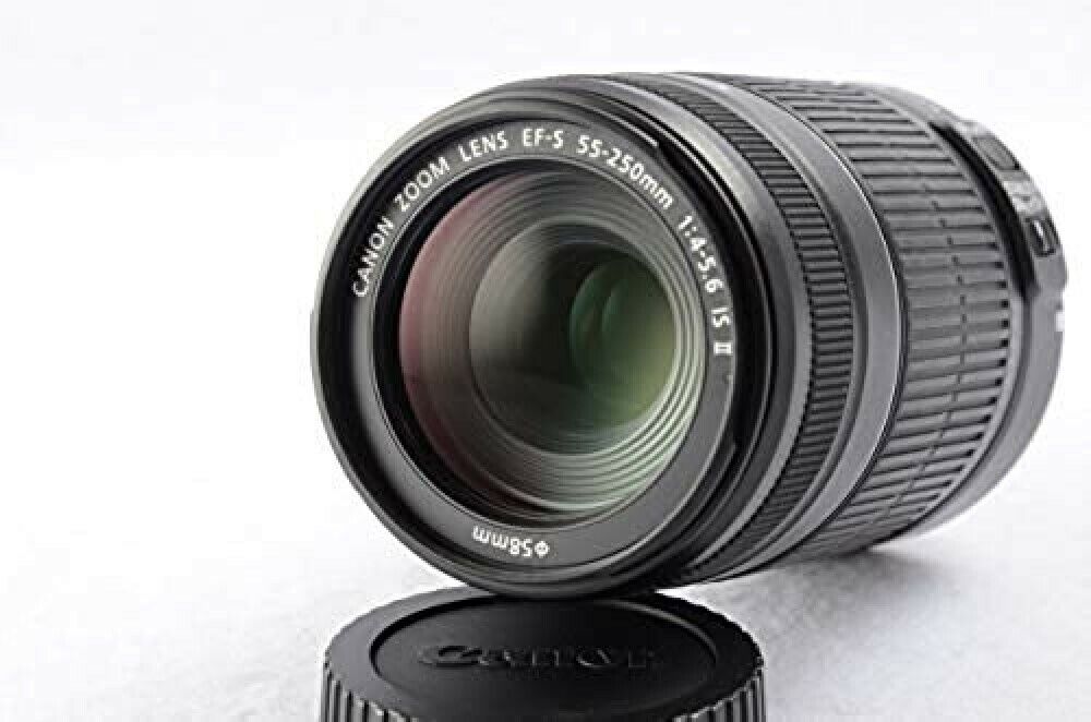 Used Canon EF-S 55-250mm f/4-5.6 IS II Telephoto Zoom Lens Used Canon EF-S 55-250mm f/4-5.6 IS II Telephoto Zoom Lens
