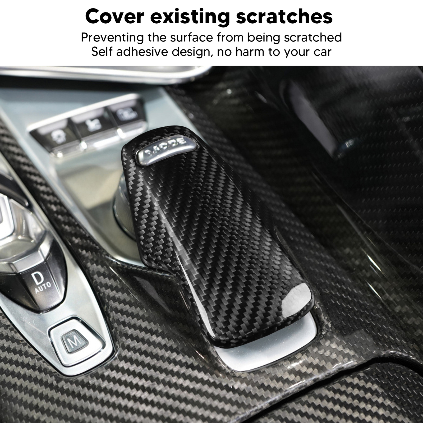 Interior Center Console Mode Selector Gear Shift Knob Cover Trim For ...