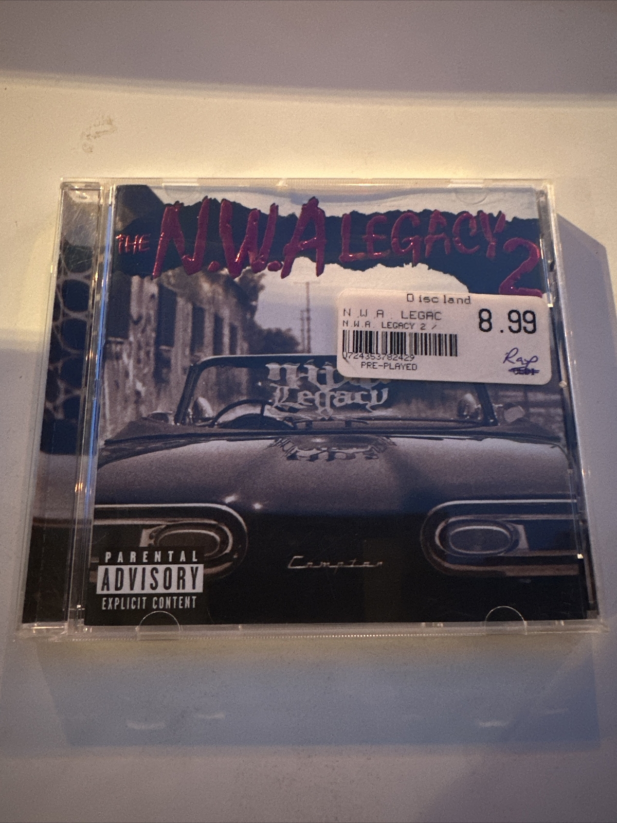 The NWA Legacy Volume 1 1988-1998 CD 2 Disc Set 1999 Priority N.W.A ...