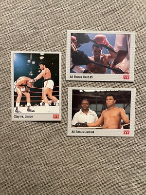 DCC: 1991 All World AW Sports Muhammad Ali 3-card lot MINT #36 44 146 ...