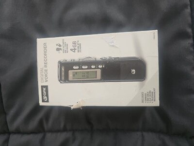 GPX DIGITAL VOICE RECORDER 4GB New in box Record up to 272 hours Voice ...
