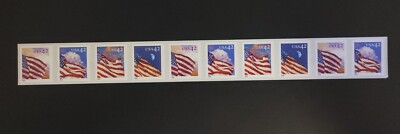 US Stamps MNH #4244-4247a 42c Flag over Sky strip of 20. Contains 2 ...