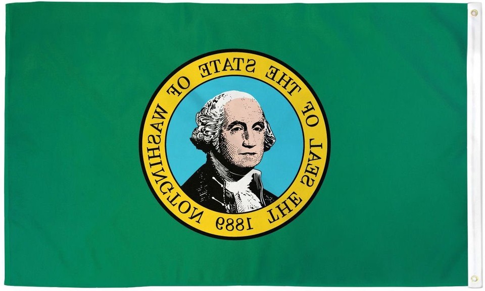 "WASHINGTON" flag 2x3 ft polyester banner sign WA state | eBay