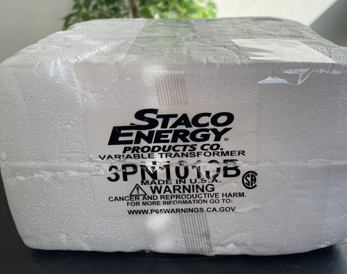 STACO ENERGY Type 3PN1010B INPUT 120 V 50/60Hz Autotransformer | eBay