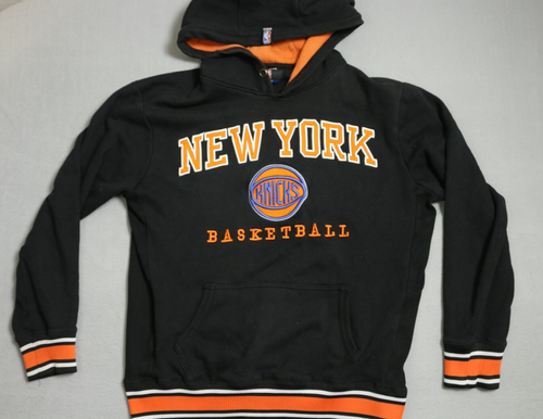 New York Knicks Hoodie Sweater Mens Large Black NBA Sweatshirt | eBay