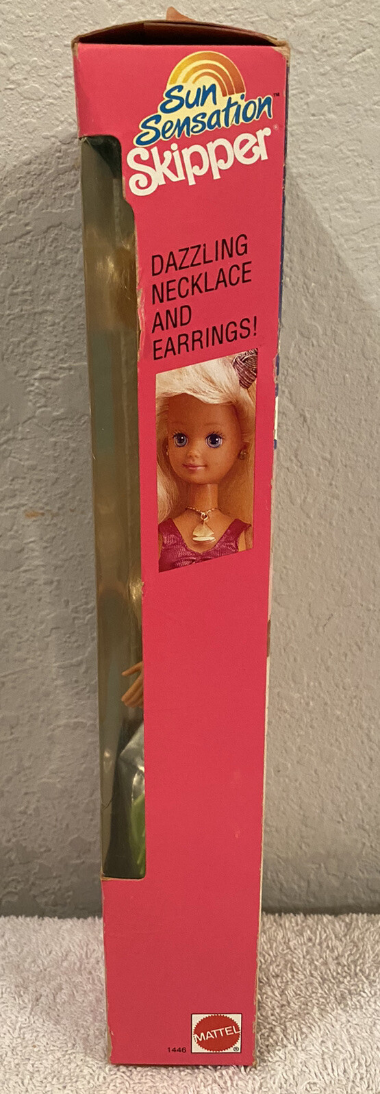 Vintage Barbie Skipper 1991 90s Doll Sun Sensation Mattel 1446 Beach ...