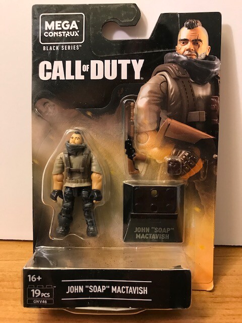 MEGA Construx Call of Duty Black Series John Soap Mactavish Building ...