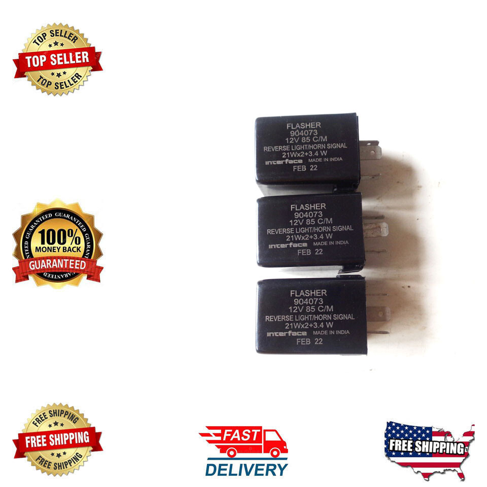 40/303389 716/C6032 - JCB BACKHOE RELAY, 12 V FLASHER, SET OF 3 PCS. | eBay