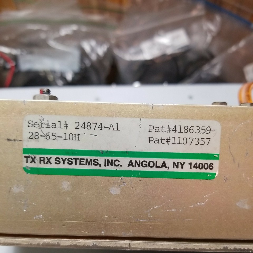 TX RX Systems, UHF Repeater Duplexer, Model 28-65-10H | eBay