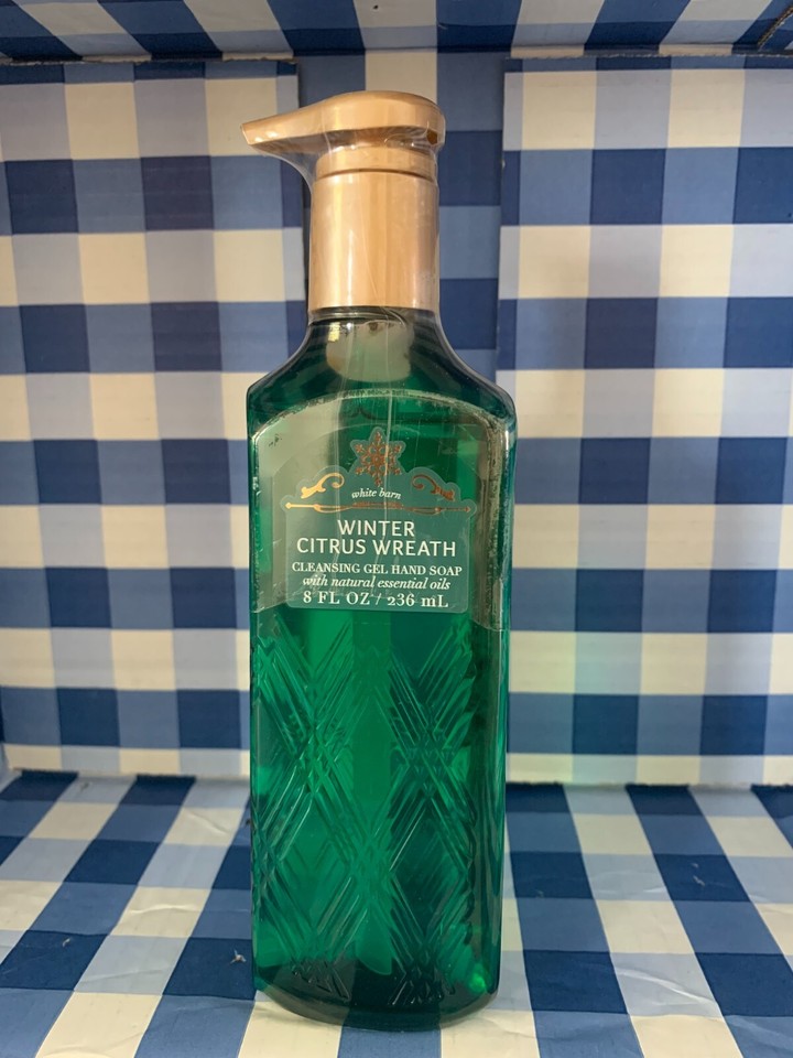 Bath and Body Works Winter Citrus Wreath Cleansing Gel Hand soap 8.75oz ...