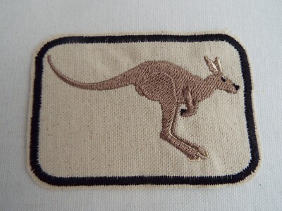 Kangaroo Embroidery Iron-on Patch | eBay