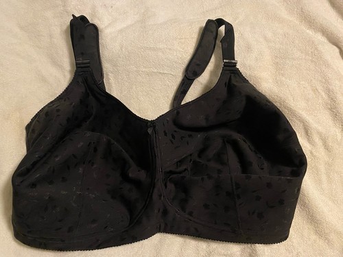 ELILA Black Jacquard Soft Cup Wire-Free Bra, US 48O, NWOT 841676068686 ...