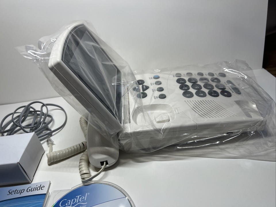 CapTel 840i Analog Captioned Phone Hearing Impaired + CD Manual + | eBay