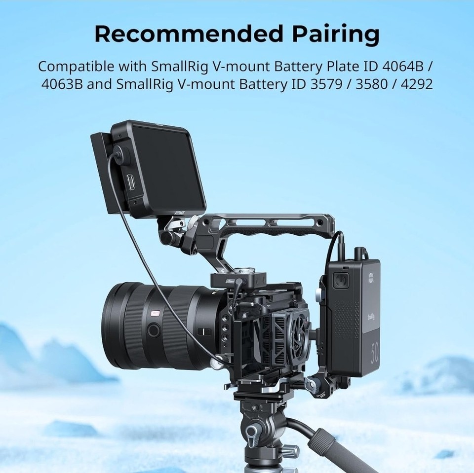 SmallRig TEC Camera Cooling Fan for Sony ZV-E10/A7 IV/FX3/FX30 ...