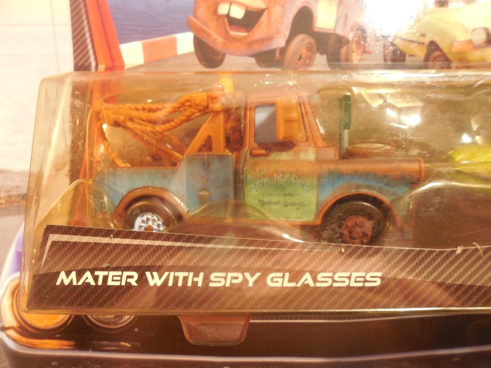 2010 Disney Pixar Cars 2 Maters Secret Mission Mater with Spy Glasses ...