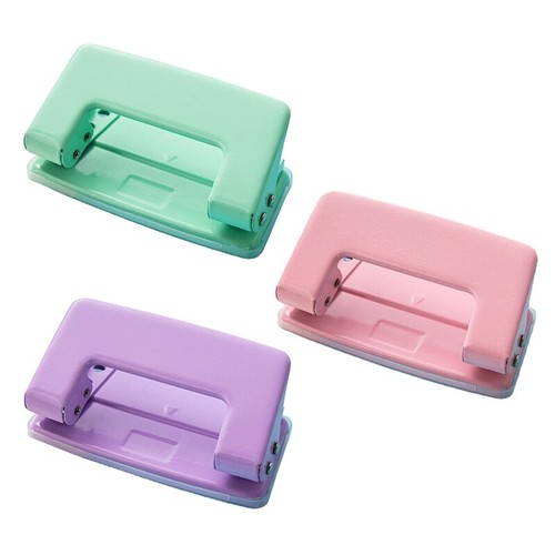 Portable Hole Puncher Clear Confetti for Case Small 2-Hole Punch ...