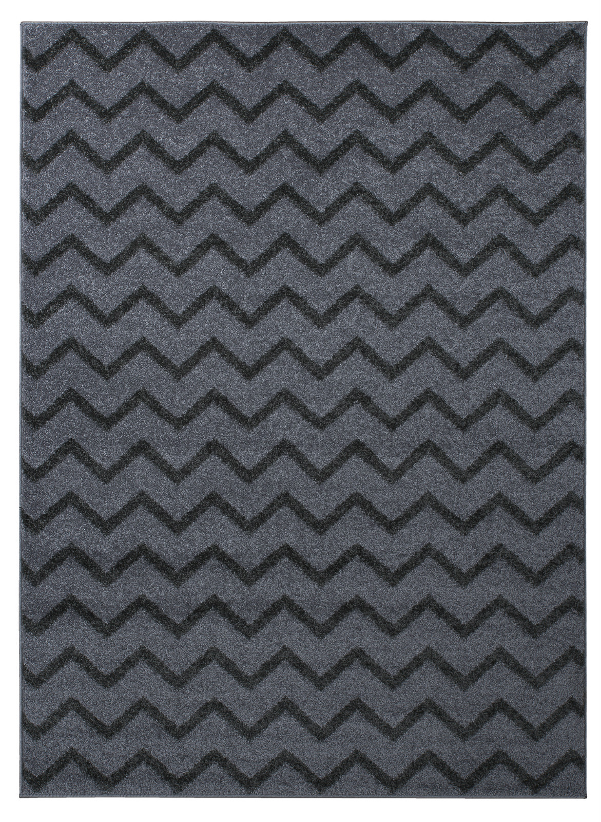 Teppich Kurzflor Hochwertig Muster 6679-Hellgrau Dunkelgrau 80 120 140 ...