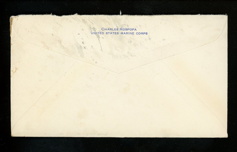 US Postal History Military Marines Free Frank New River NC 1943 Navy ...