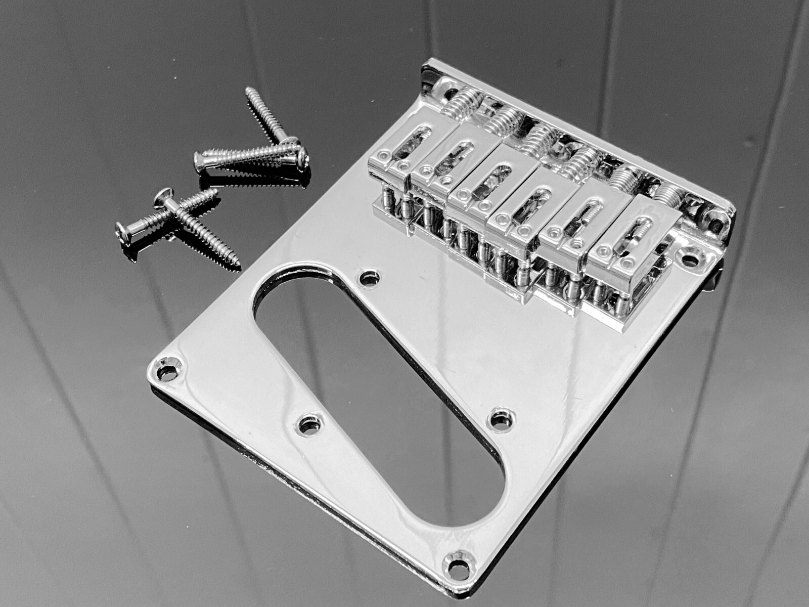 Fender Squier Tele STRING THROUGH or TOP LOAD BRIDGE Chrome Affinity 5 ...
