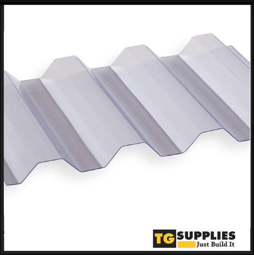 High Impact Sunruf Clear Polycarbonate Greca Box Profile Corrugated ...