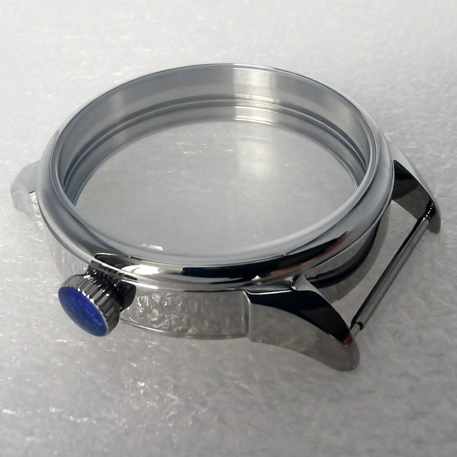 42mm stainless steel watch case fit Eta6497 6498 ST3600 manual movement ...