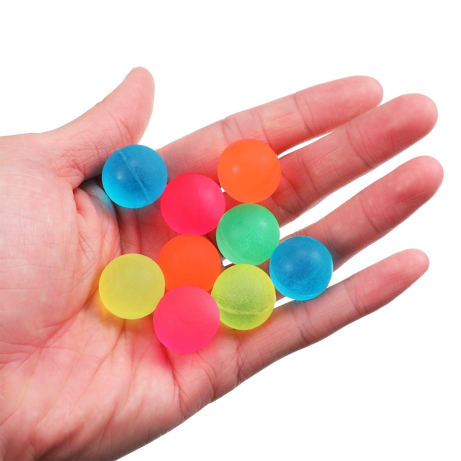 Pangda 120 Pieces Bouncy Balls - Colorful Bouncing Balls Bulk Party Bag ...